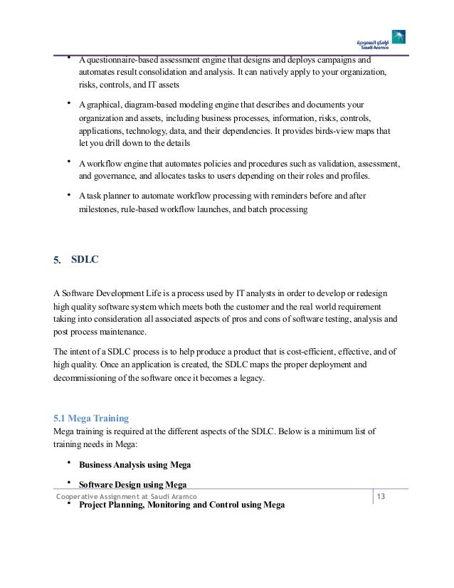 Co-op assignment report