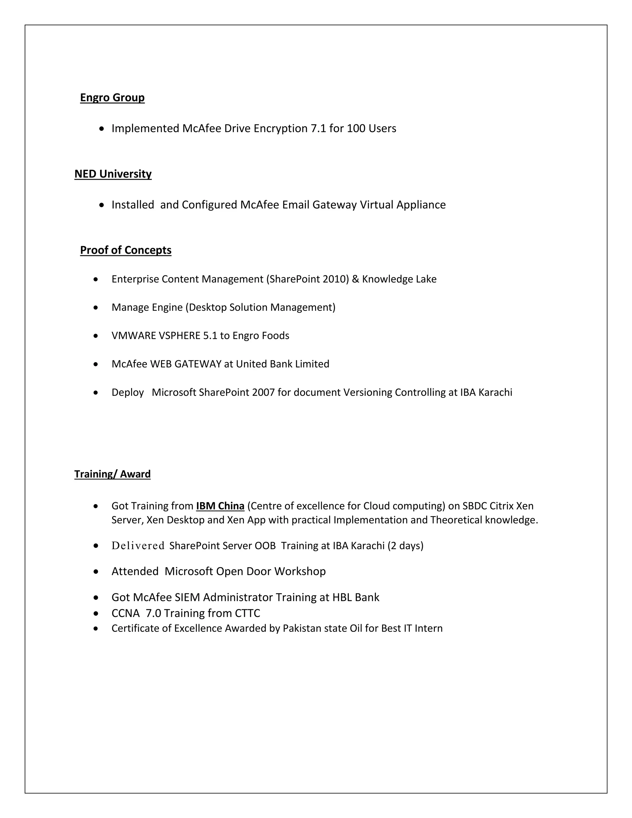 Wasib Resume(Information Security) | PDF