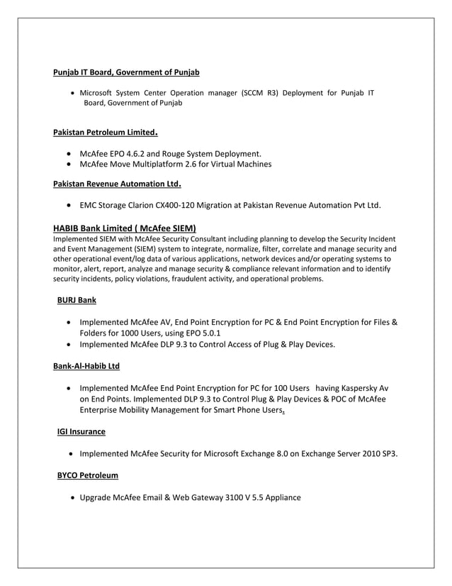 Wasib Resume(Information Security) | PDF