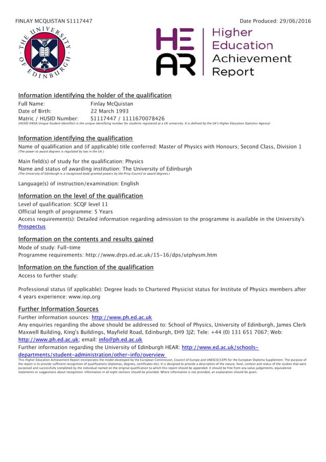 academic transcript | PDF | Professional School | Postgraduate Education