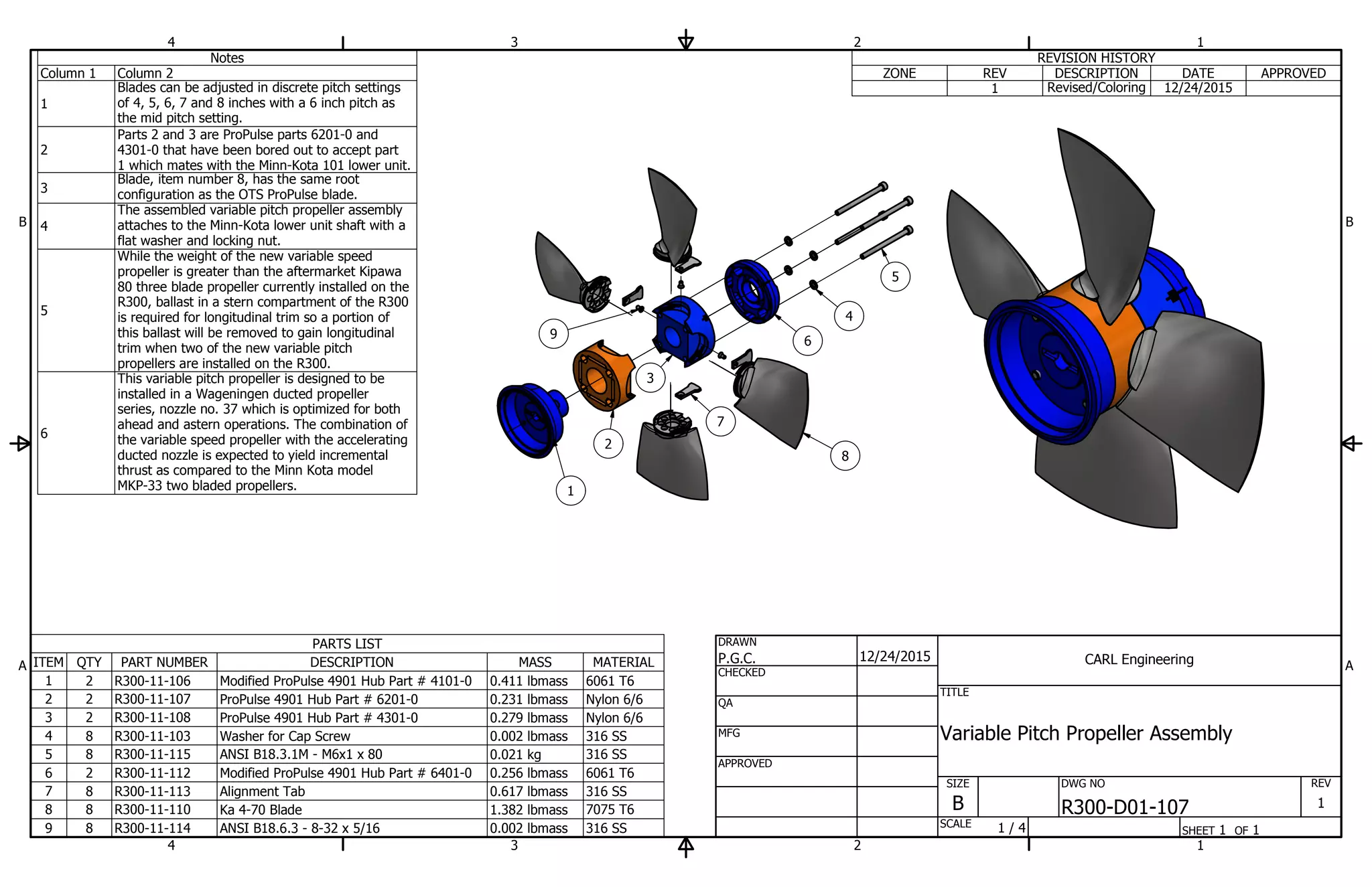 HUB revised exploded view DRWG | PDF