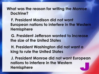 7c first five presidents | PPT