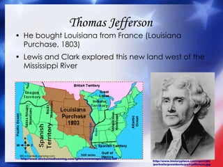 7c first five presidents | PPT