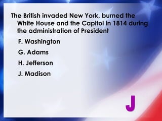 7c first five presidents | PPT