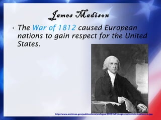 7c first five presidents | PPT