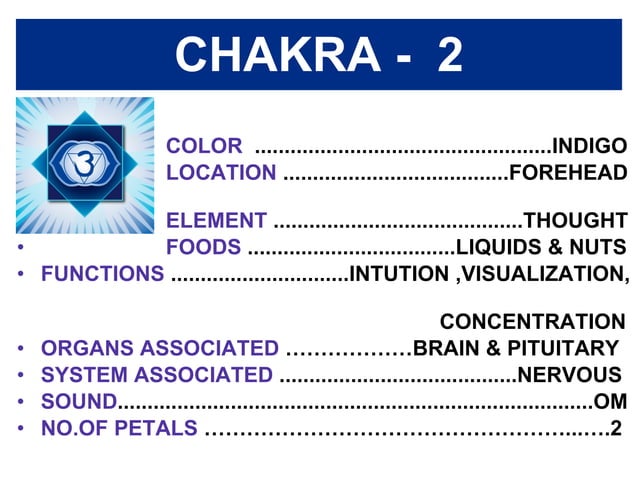 7 chakras ppt | PPT | Endocrine and Metabolic Diseases | Diseases and ...
