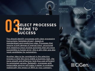 7 Challenges to Implementing RPA & How to Overcome Them | CiGen RPA Australia | PPT