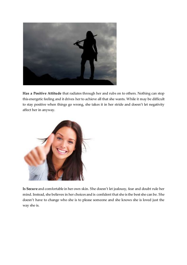 7 characteristics of a strong woman | DOCX | Celebrity Relationships ...