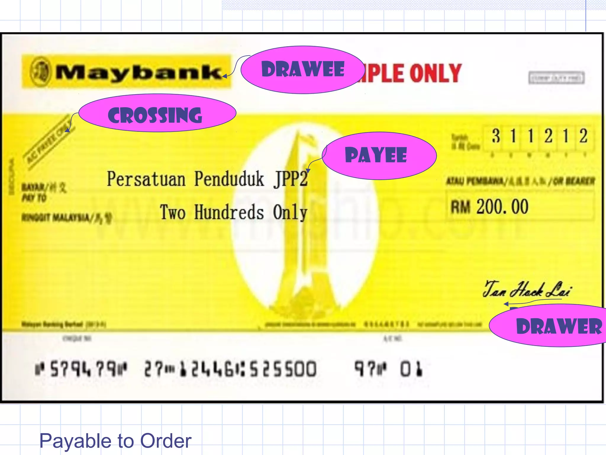 cheque | PPT