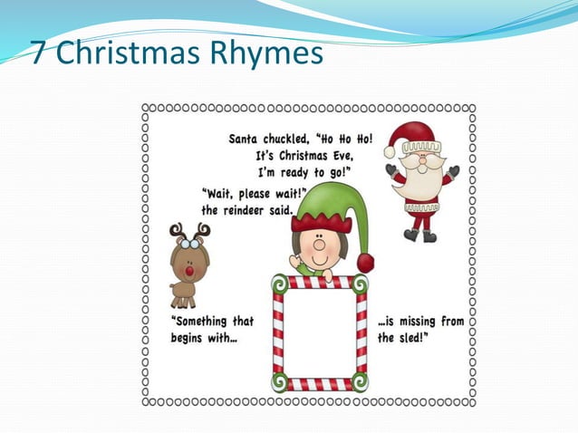 7 Christmas Rhymes | PPT