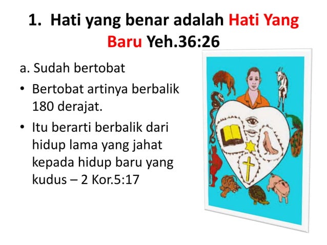7 ciri hati yang benar di hadapan Tuhan (with Ps Chris Hukubun) | PPTX