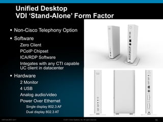 Cisco VXI - Virtual eXperience Infrastructure | PDF