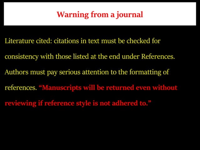 7 Citations and References | PPT