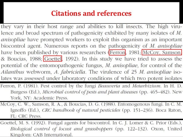 7 Citations and References