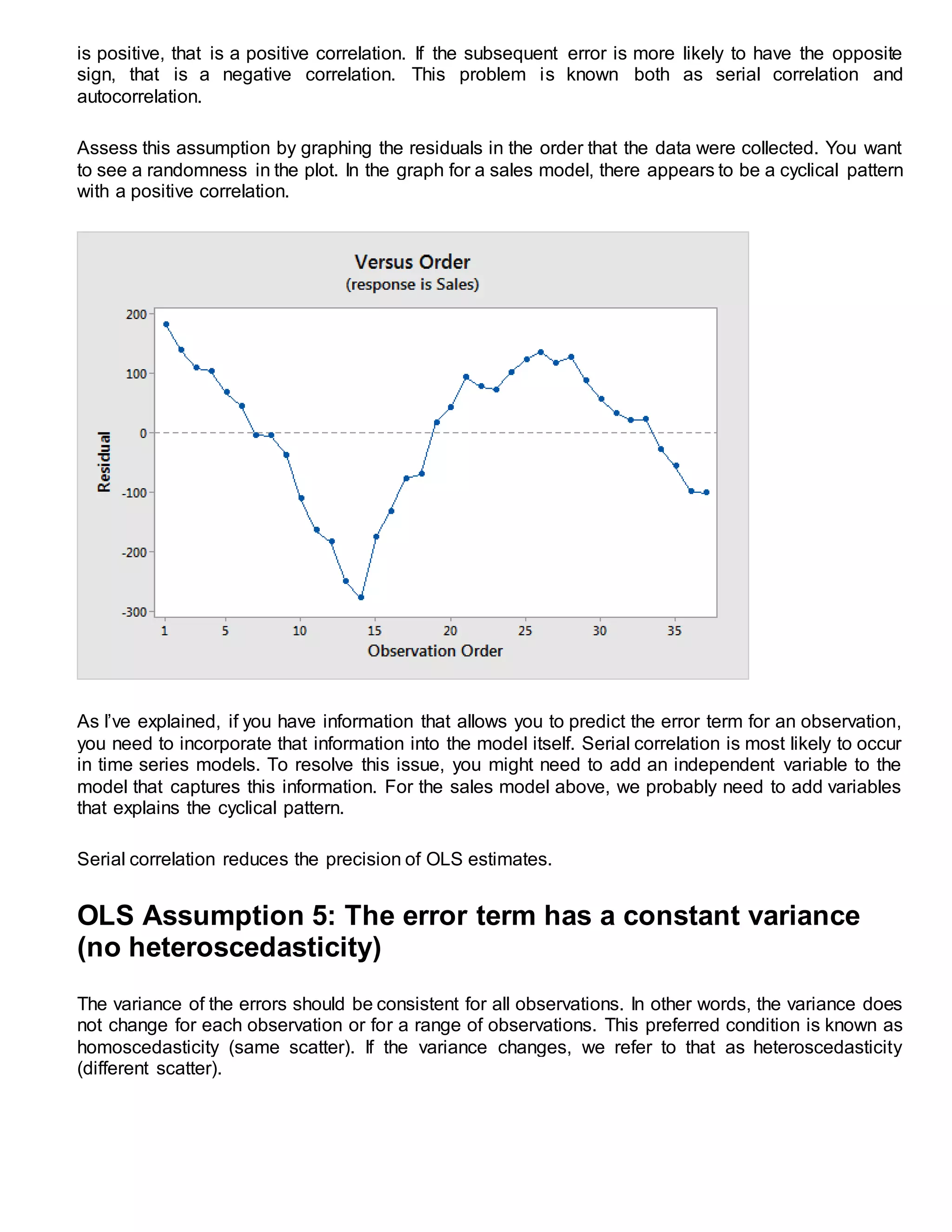 7 classical assumptions of ordinary least squares | DOCX