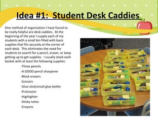 7 creative classroom organization ideas | PPT