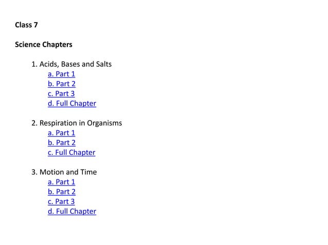 7 class science sample mindmaps | PPTX