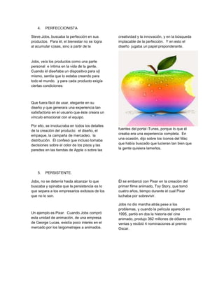 7 claves del éxito de steve jobs | DOCX