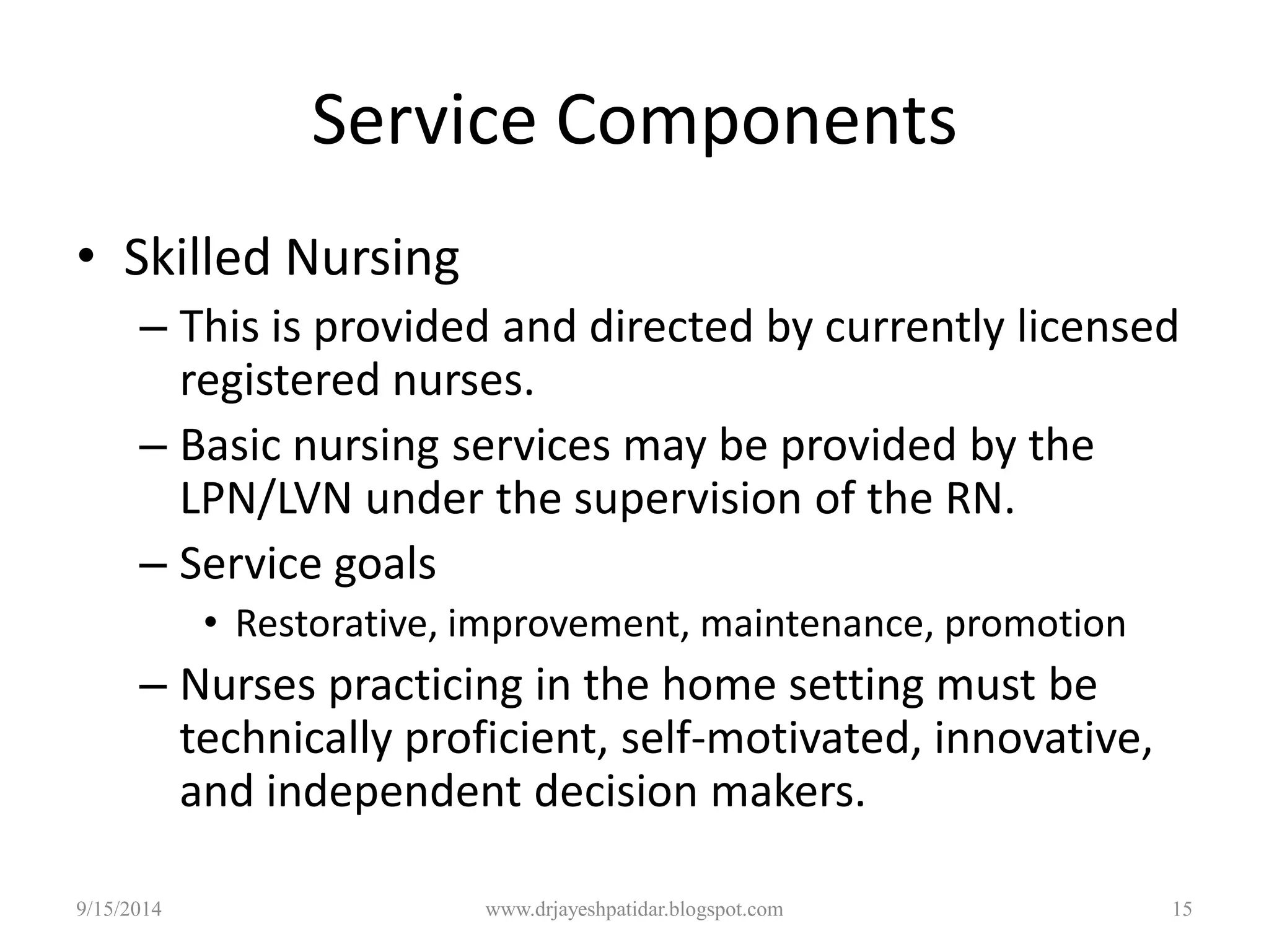 Home health-nursing | PDF