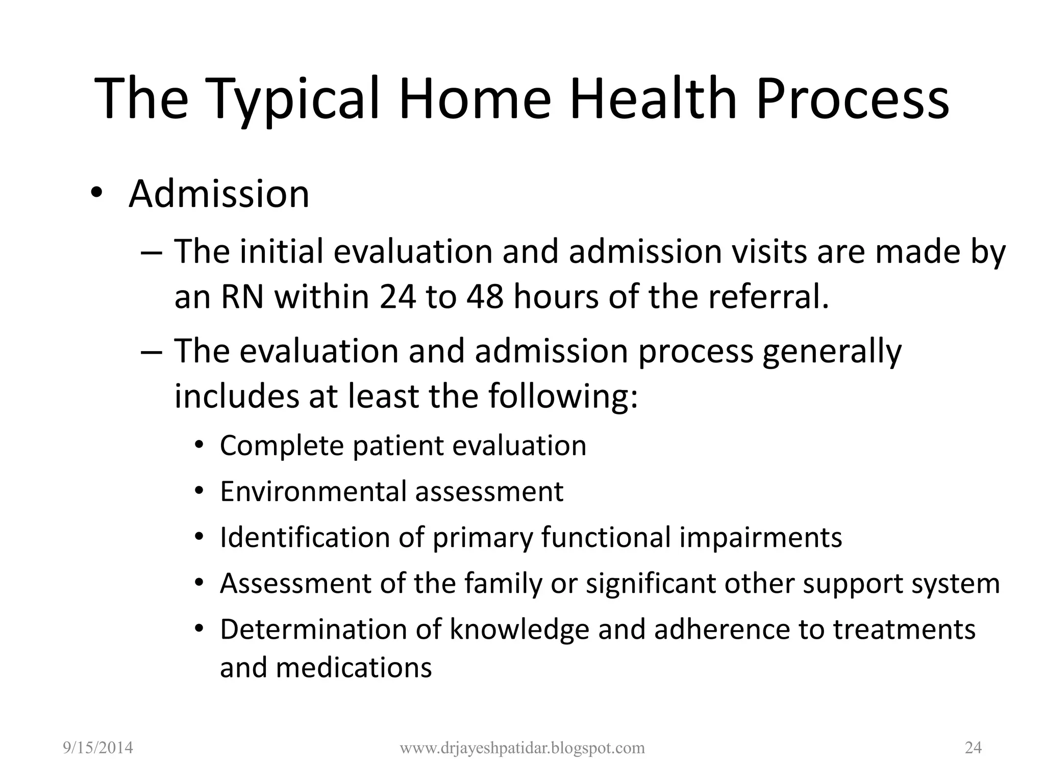Home health-nursing | PDF