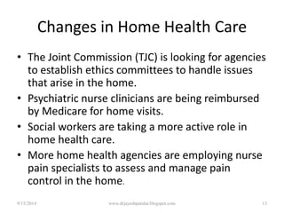 Home health-nursing | PDF