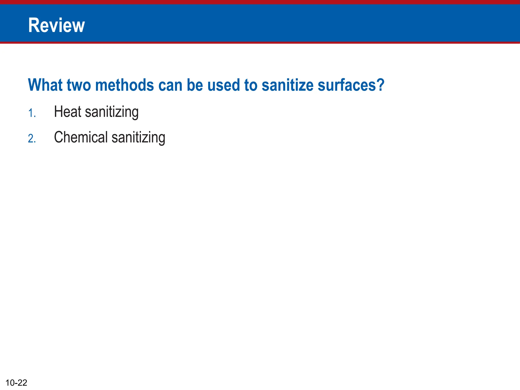 Cleaning & Sanitizing of Food contact Surfaces.pptx