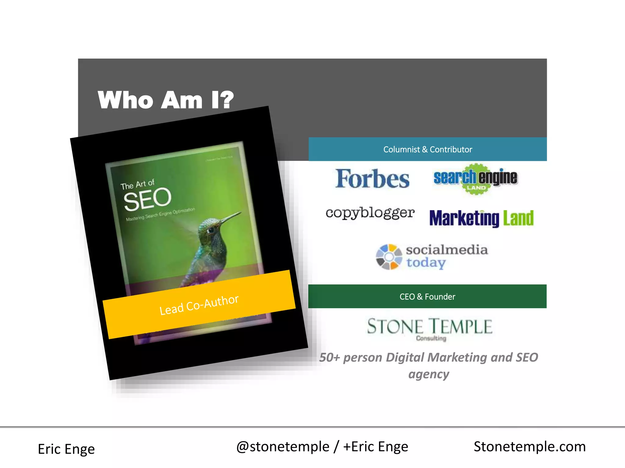 Eric Enge - “Why Content’s Effectiveness Is Now A Ranking Factor and ...