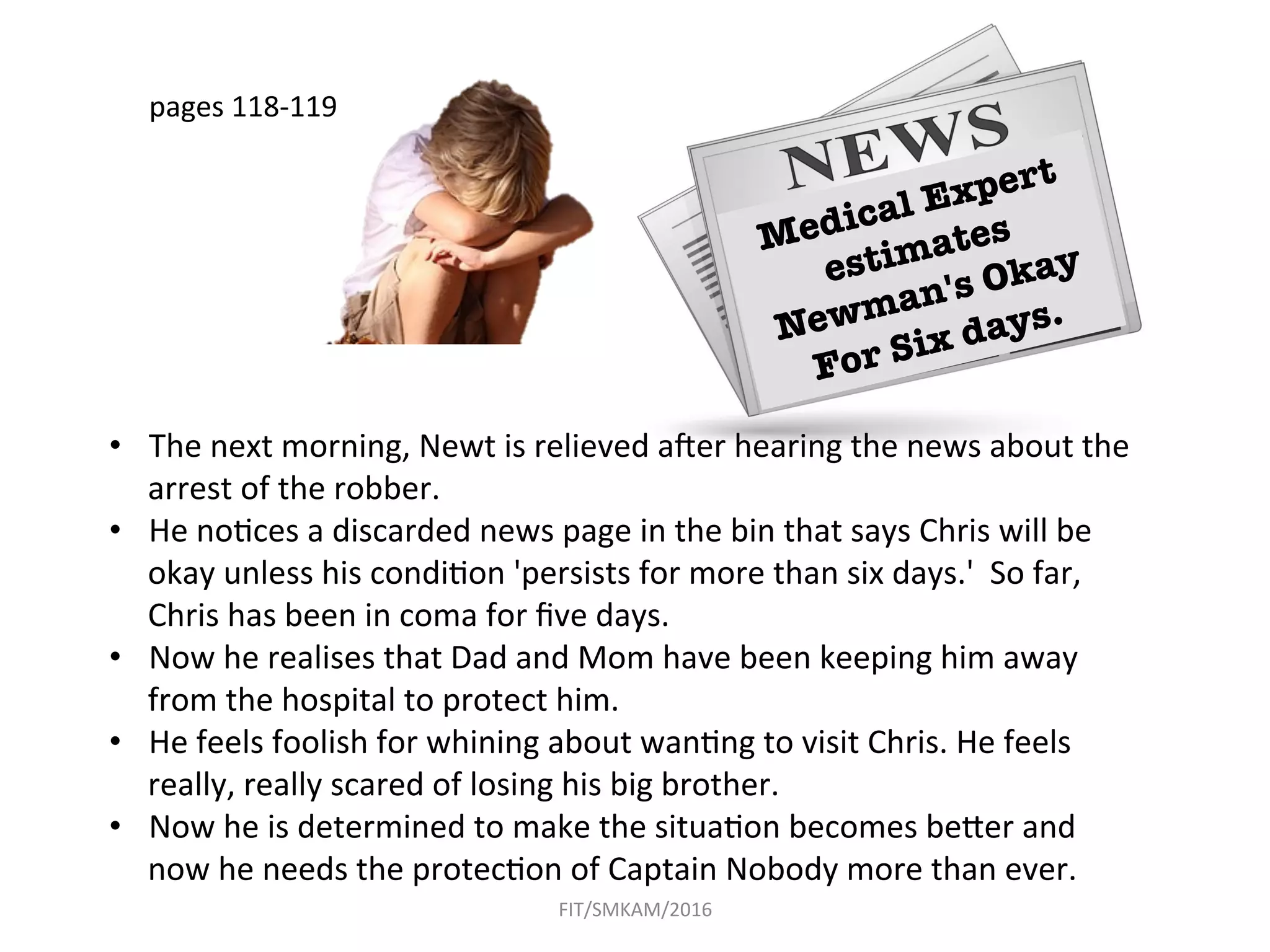 CAPTAIN NOBODY FORM 5 NOVEL chapters 16-17 | PPT