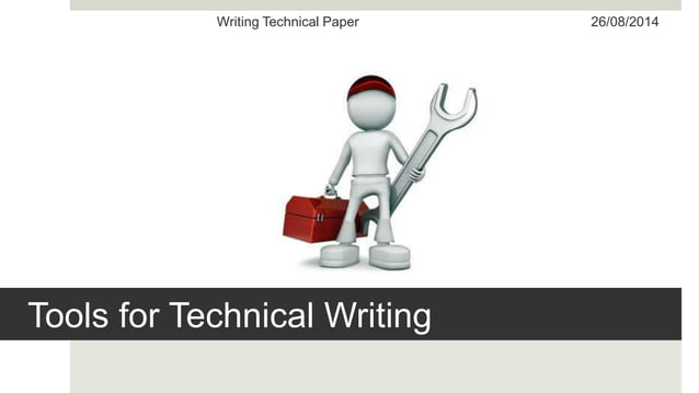 Writing Technical Paper | PPTX