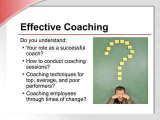 Coaching for better performance | PPT