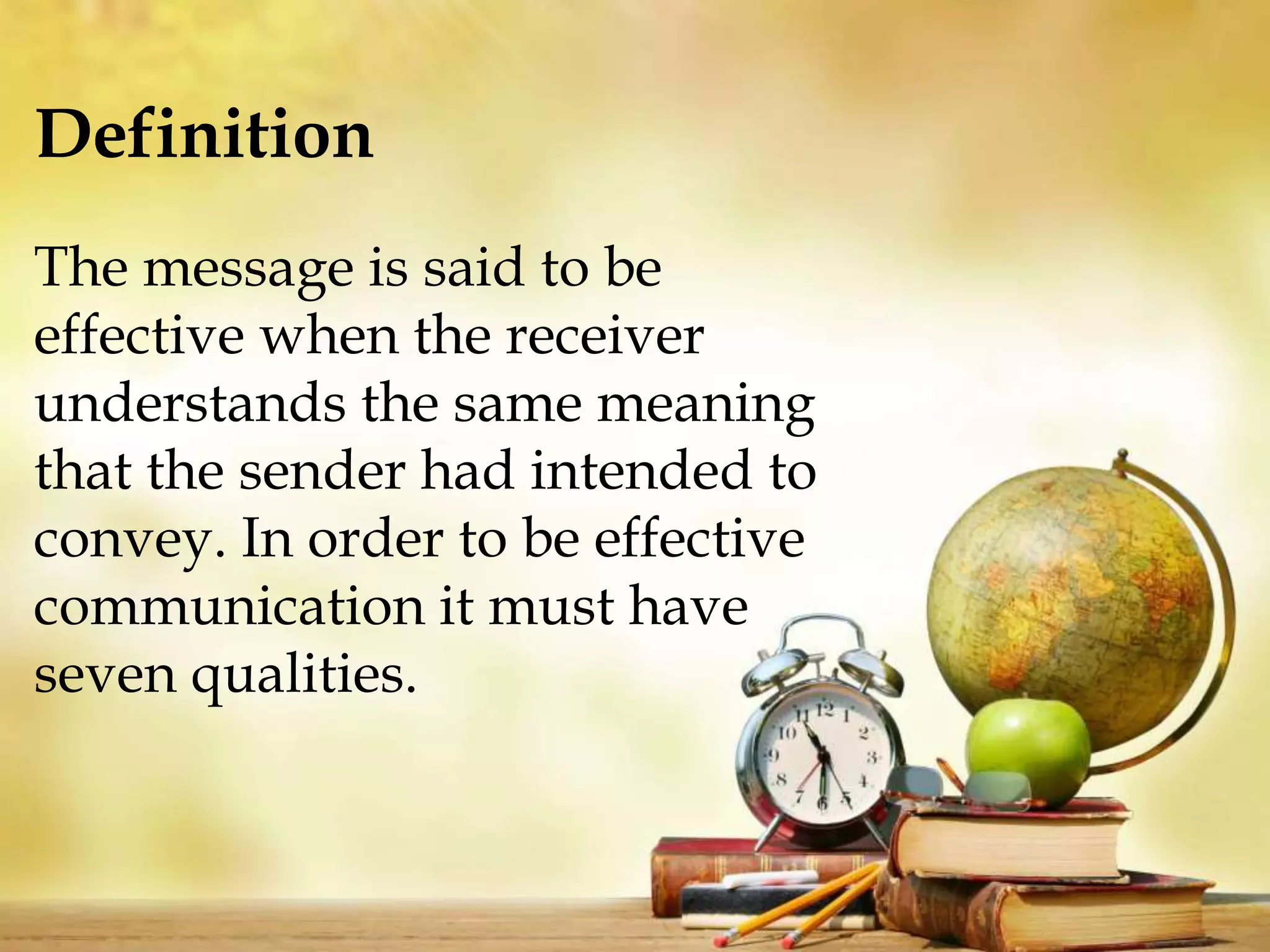 7 C's of effective Communication | PPTX | Email | Internet