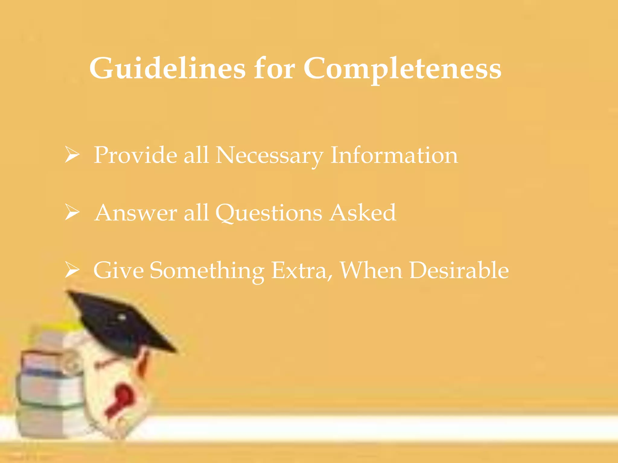 7 C's of effective Communication | PPTX | Email | Internet