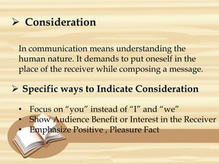 7 C's of effective Communication | PPTX | Email | Internet