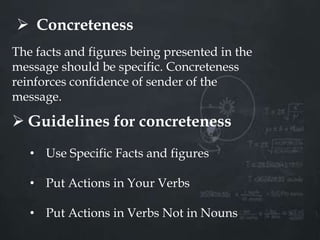 7 C's of effective Communication | PPTX | Email | Internet