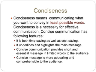 7c of effective communication | PPTX