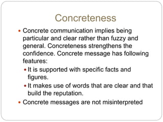 7c of effective communication | PPTX