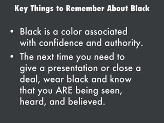 7 Color Hacks That Will Dramatically Improve Your Day | PPTX