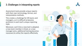 7 Common Challenges While Using Assessment Tools | PPT