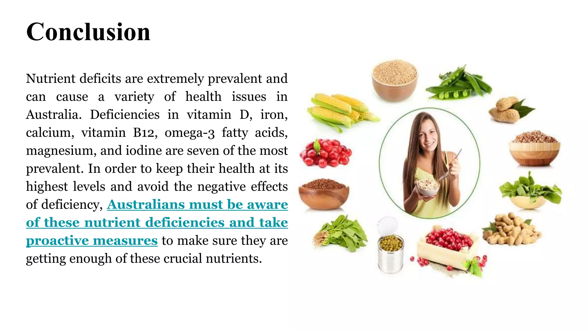 7 Common Nutrition Deficiencies In Australians & Health Alternatives ...