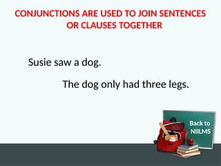 Conjunctions in english language a must known topic | PPTX