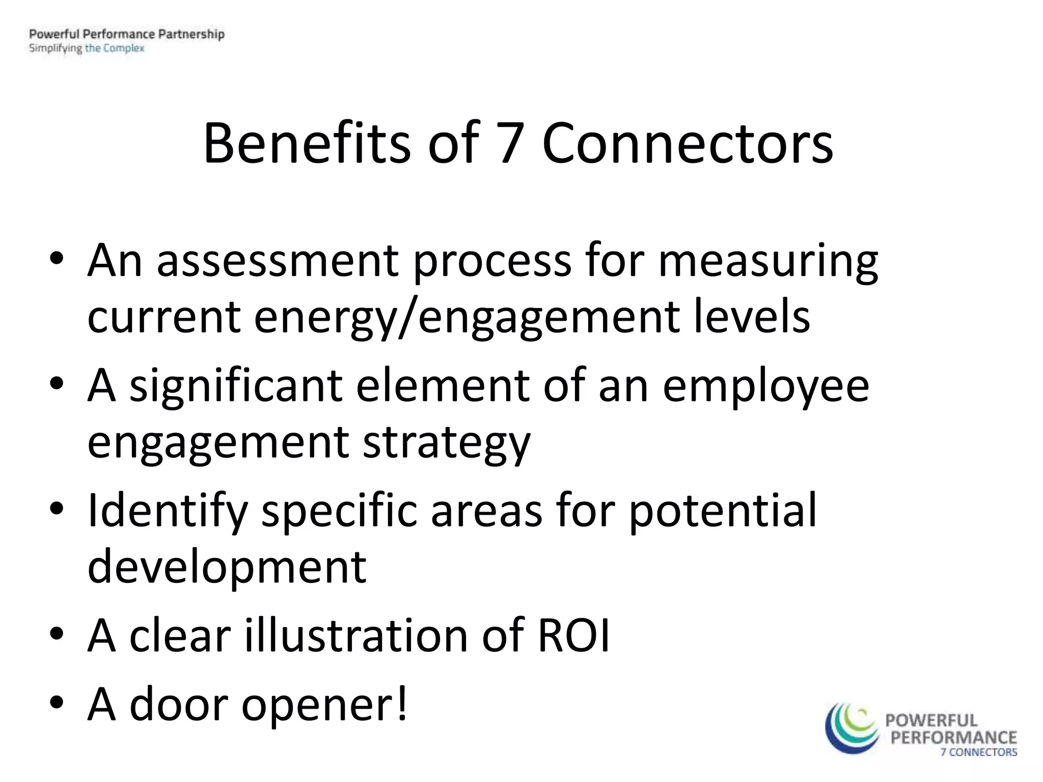 7 connectors assessment | PPTX