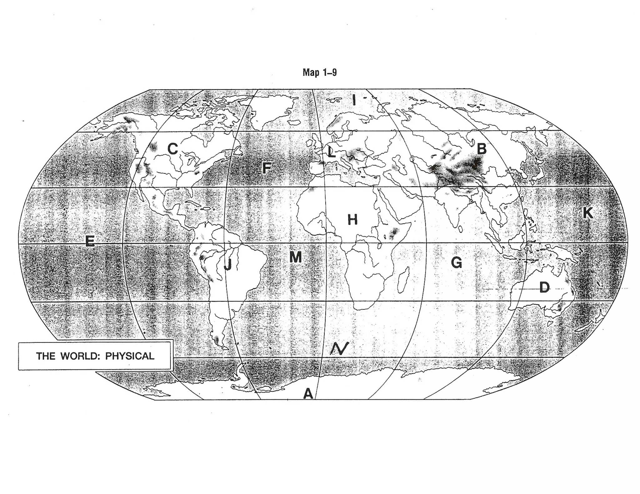 7 continents 5 oceans homework map | DOC