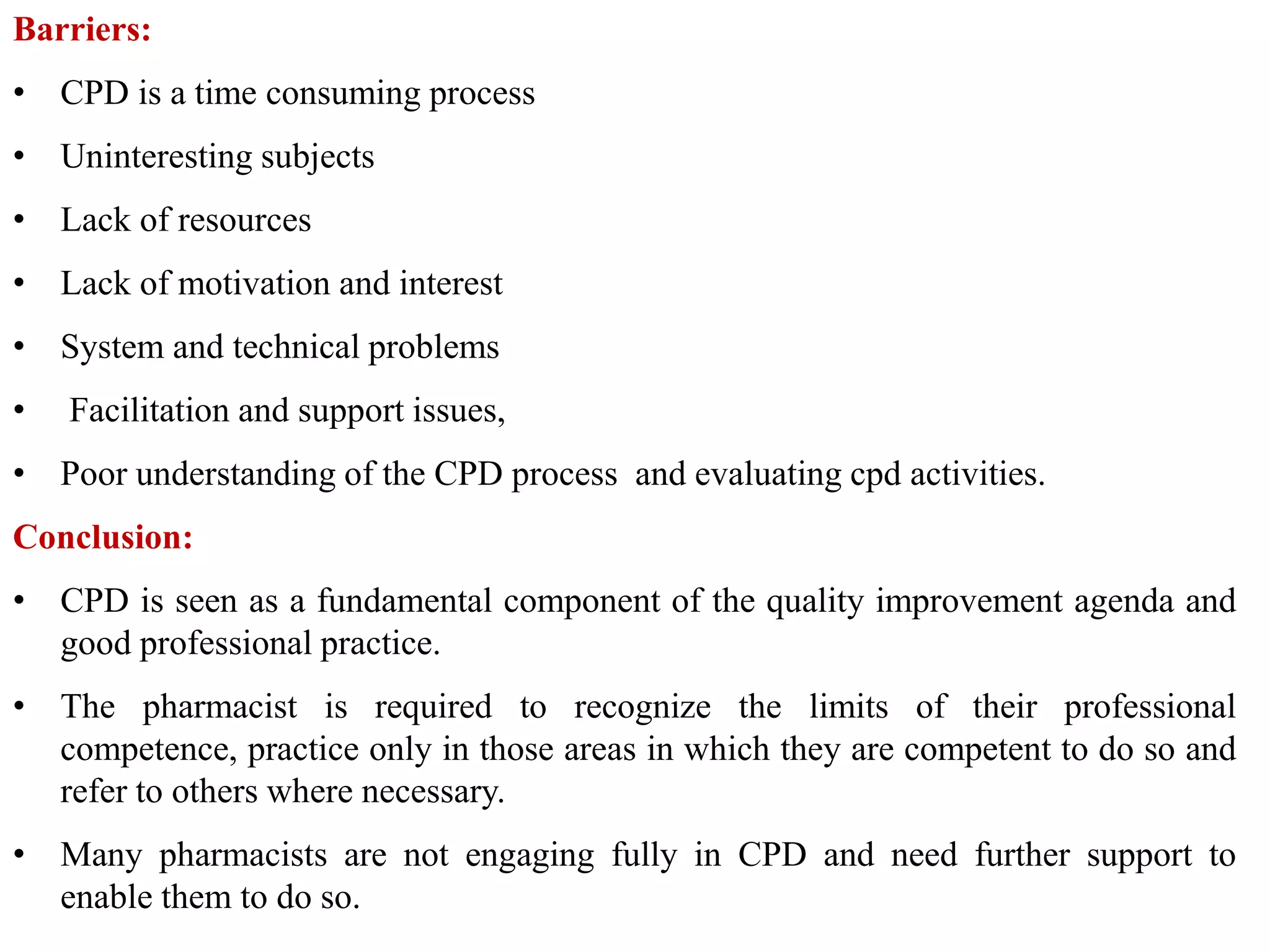 7 continuing professional development programs | PPTX