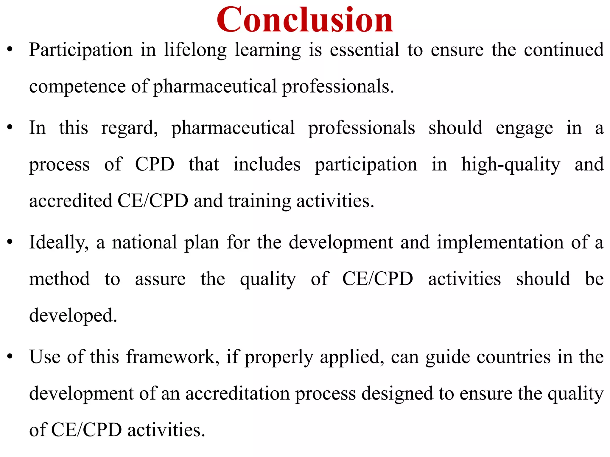 7 continuing professional development programs | PPTX