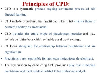 7 continuing professional development programs | PPTX