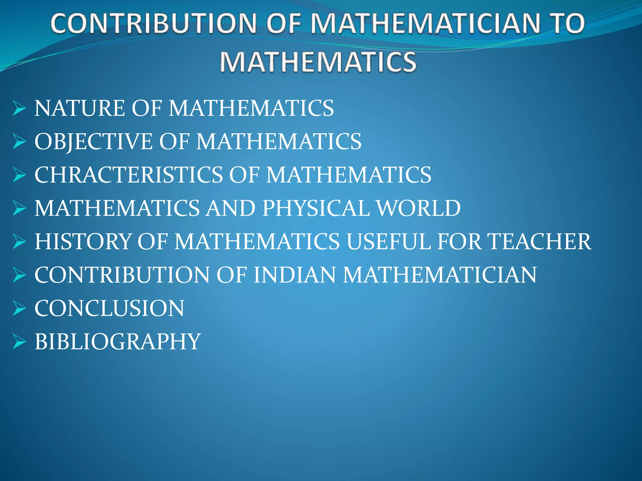 7 contributionsof indian mathematicians to mathematics | PPTX