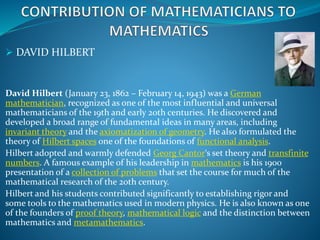 7 contributionsof indian mathematicians to mathematics | PPTX