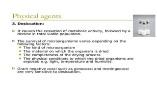 Control of Microorganisms | PPTX