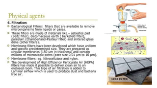 Control of Microorganisms | PPTX