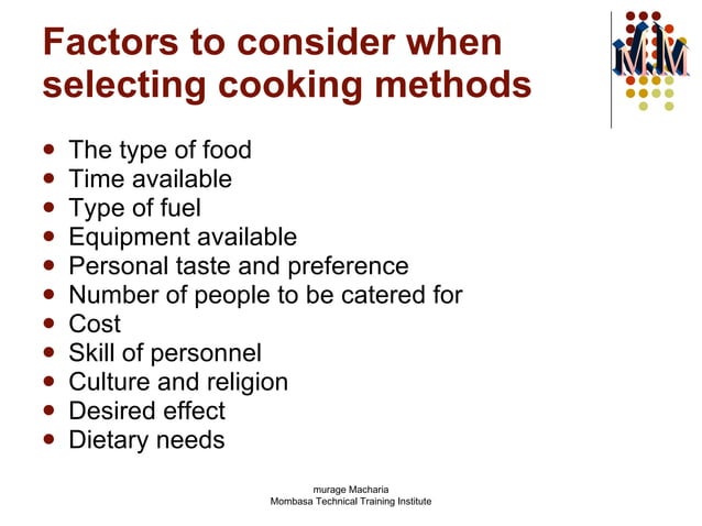 cooking methods | PPT